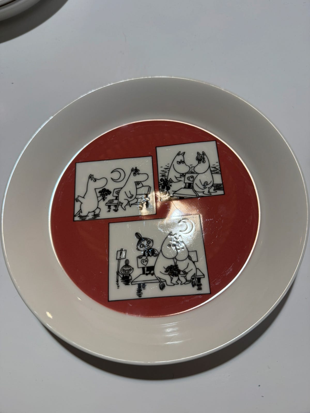 Muumi-lautanen Roosa Sarjakuva | Tori