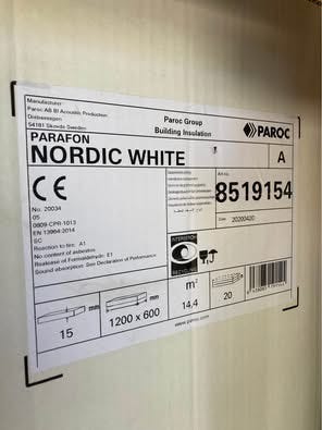 Parafon Nordic white alustiikkalevyjä | Tori