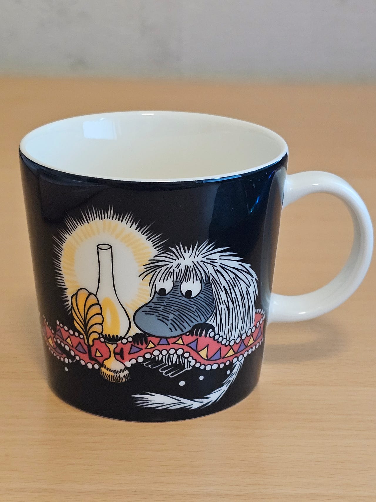 Muumimuki Esi-isä Musta – Muumi Arabia, hyväkuntoinen | Tori