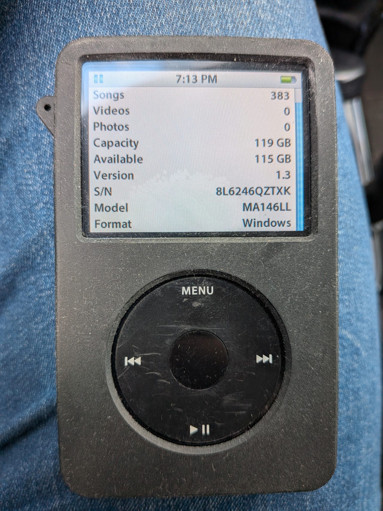 Apple iPod classic video 5th Generation (128GB SSD) | Tori