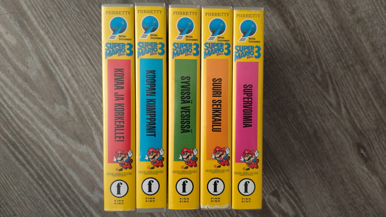 Super Mario Bros 3 koko VHS-sarja | Tori