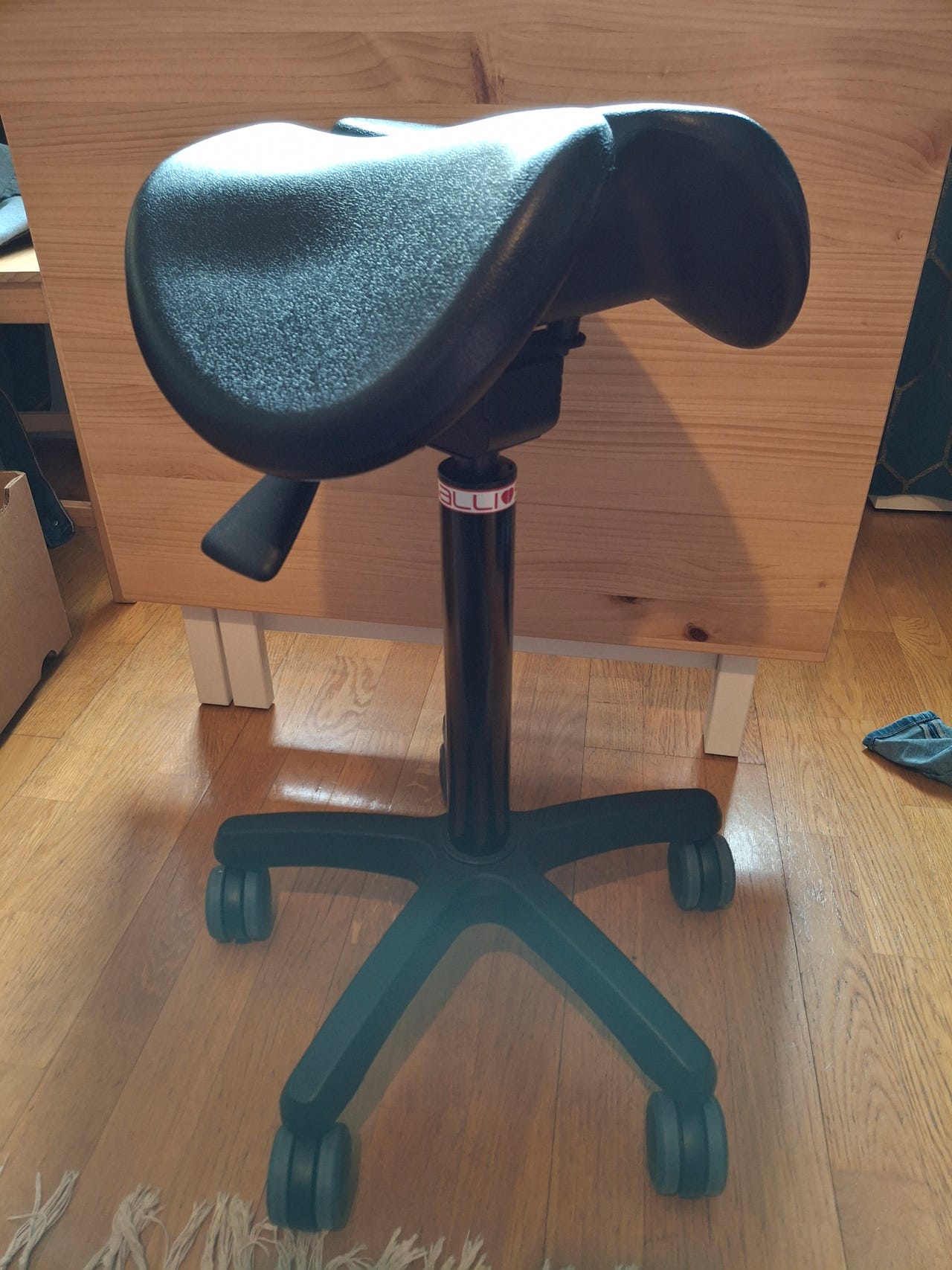 Salli Basic satulatuoli, pitkä, 480 mm, musta | Tori