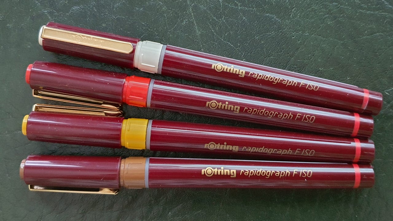 Rotring Rapidograph F ISO tekniset piirustuskynät | Tori