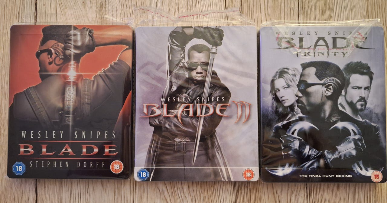 Blade 1-3 Blu-ray steelbook | Tori