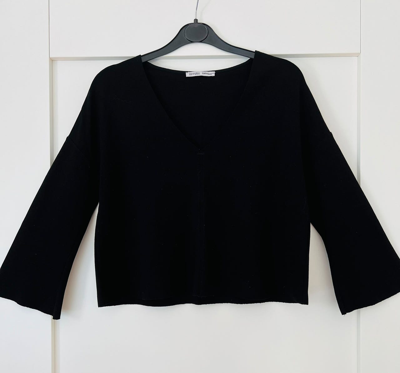 Zara W&B Collection cropped paita, koko S | Tori