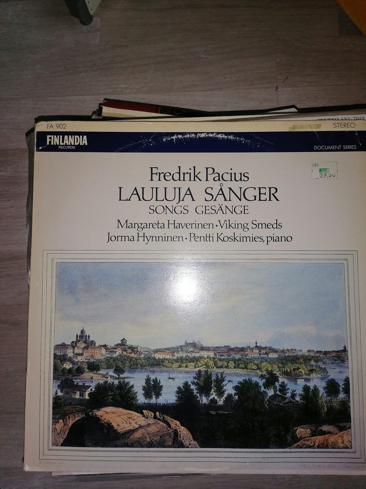 Fredrik Pacius Lauluja Sånger = Songs = Gesänge | Tori
