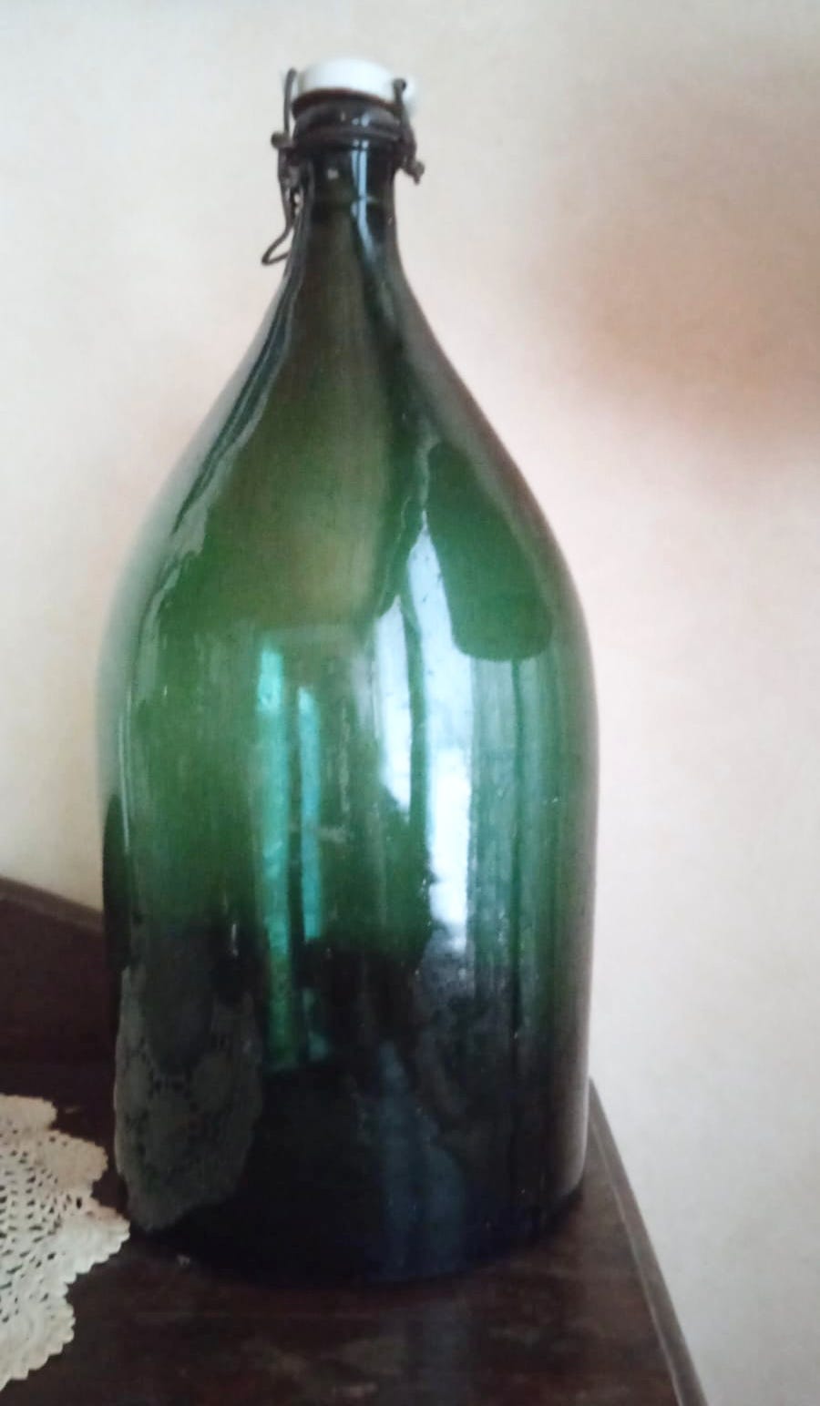 Iso vihreä lasipullo | Tori