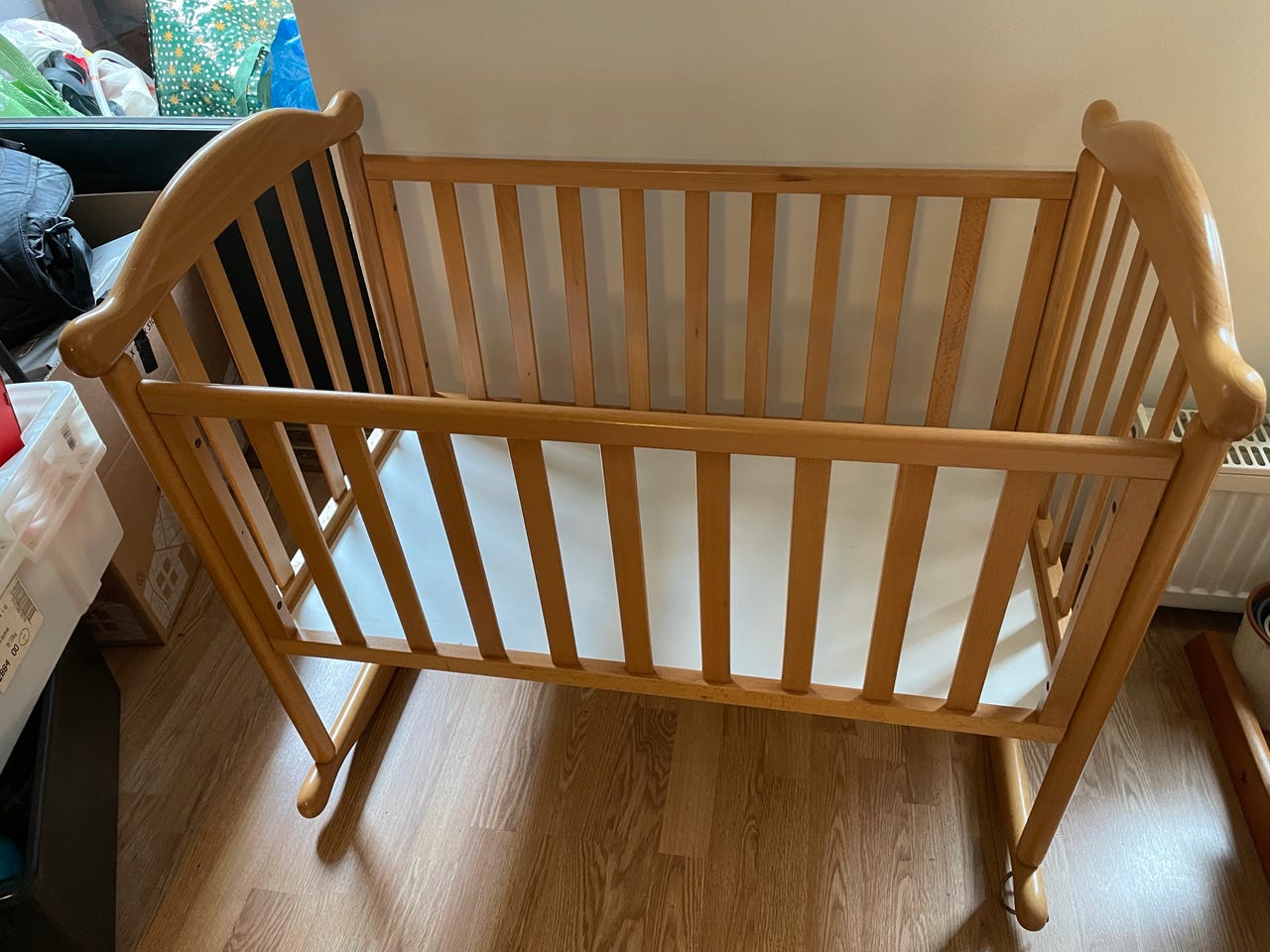 Kehto / vauvansänky puinen pituus noin 90 cm | Tori
