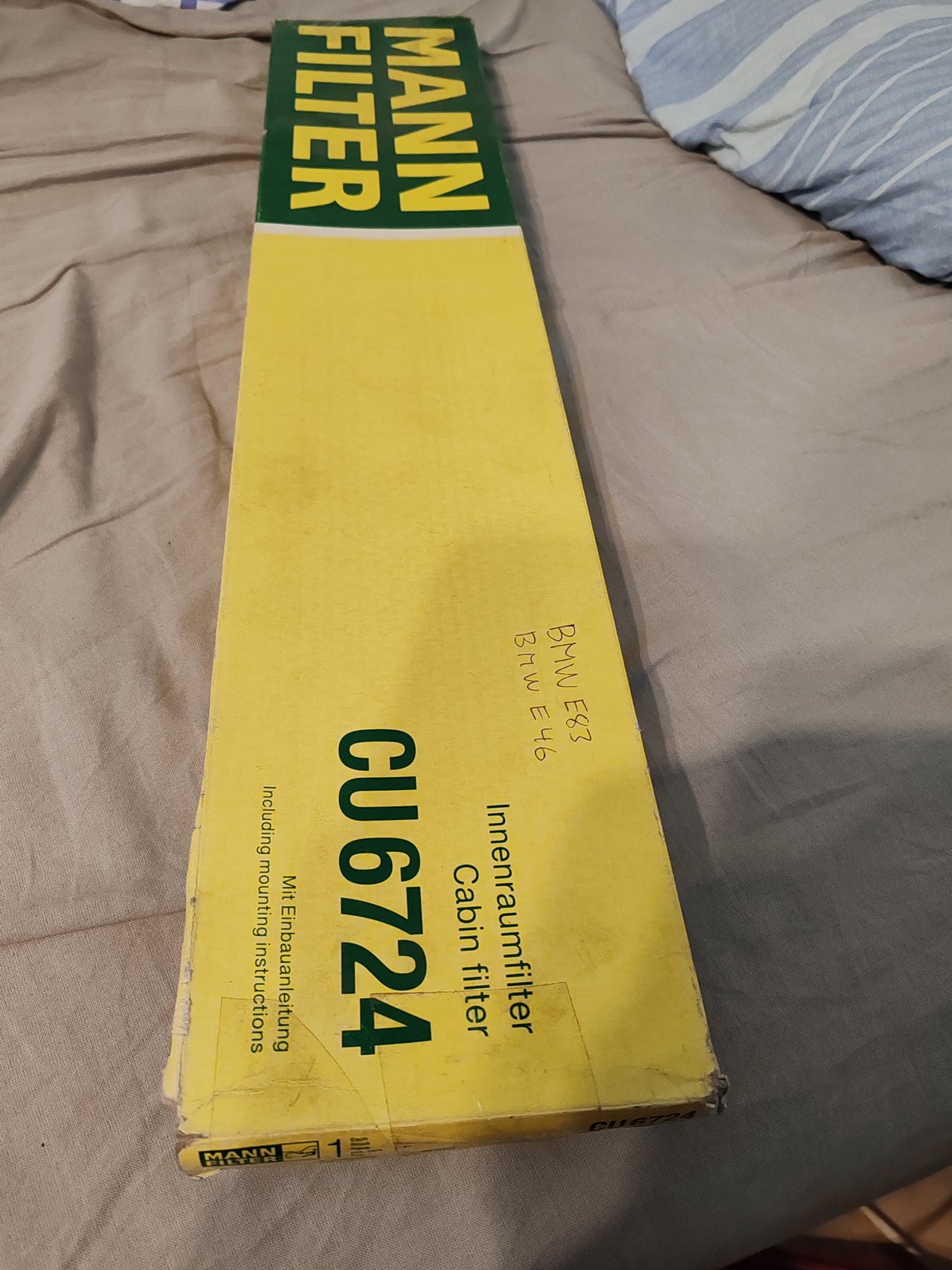 Mann CU6724 sisäilmasuodatin Bmw E87, E46 | Tori