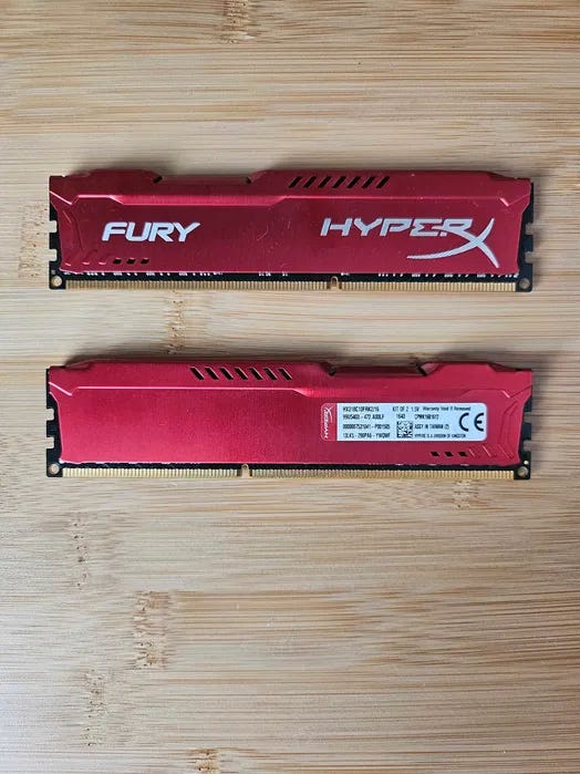 KINGSTON 8GB Hyperx Fury Red DDR3 | Tori