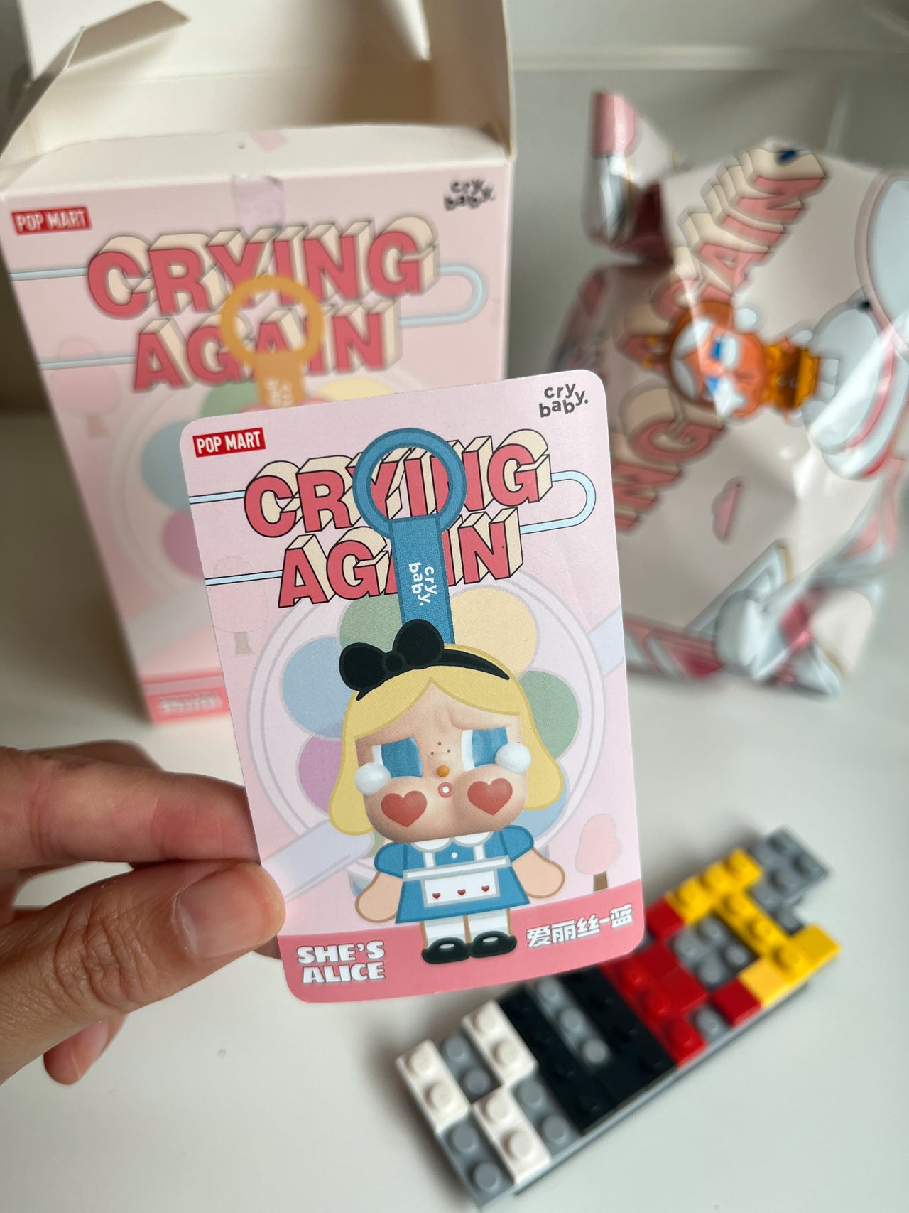 Crybaby crying again She's Alice keychain | Tori