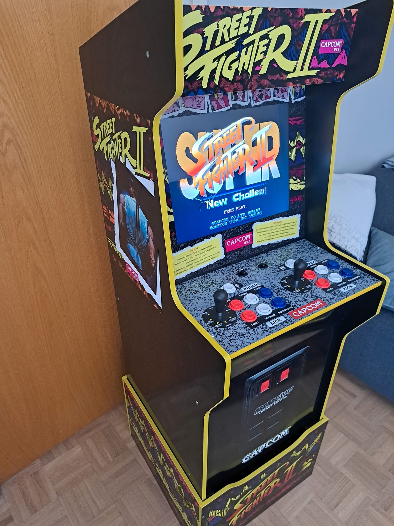 Arcade 1 UP Legacy Capcom Street Fighter II Turbo -pelikonsoli | Tori