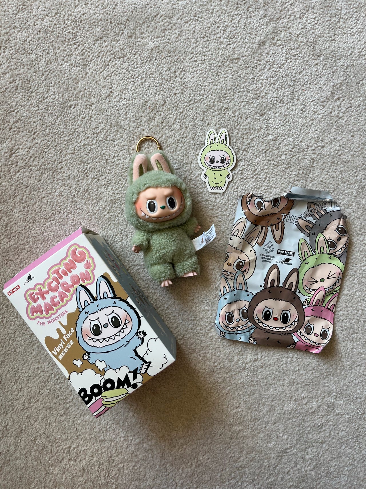 Labubu - Exciting Macaroon - “Green Grape” | Tori