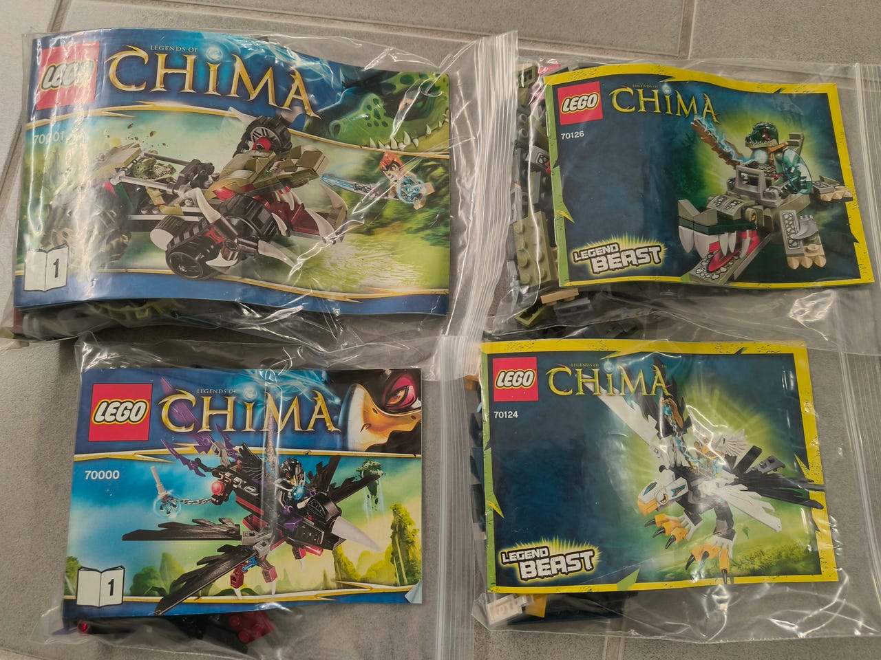 LEGO Chima neljä Beast-settiä (sis. 5 hahmoa) | Tori