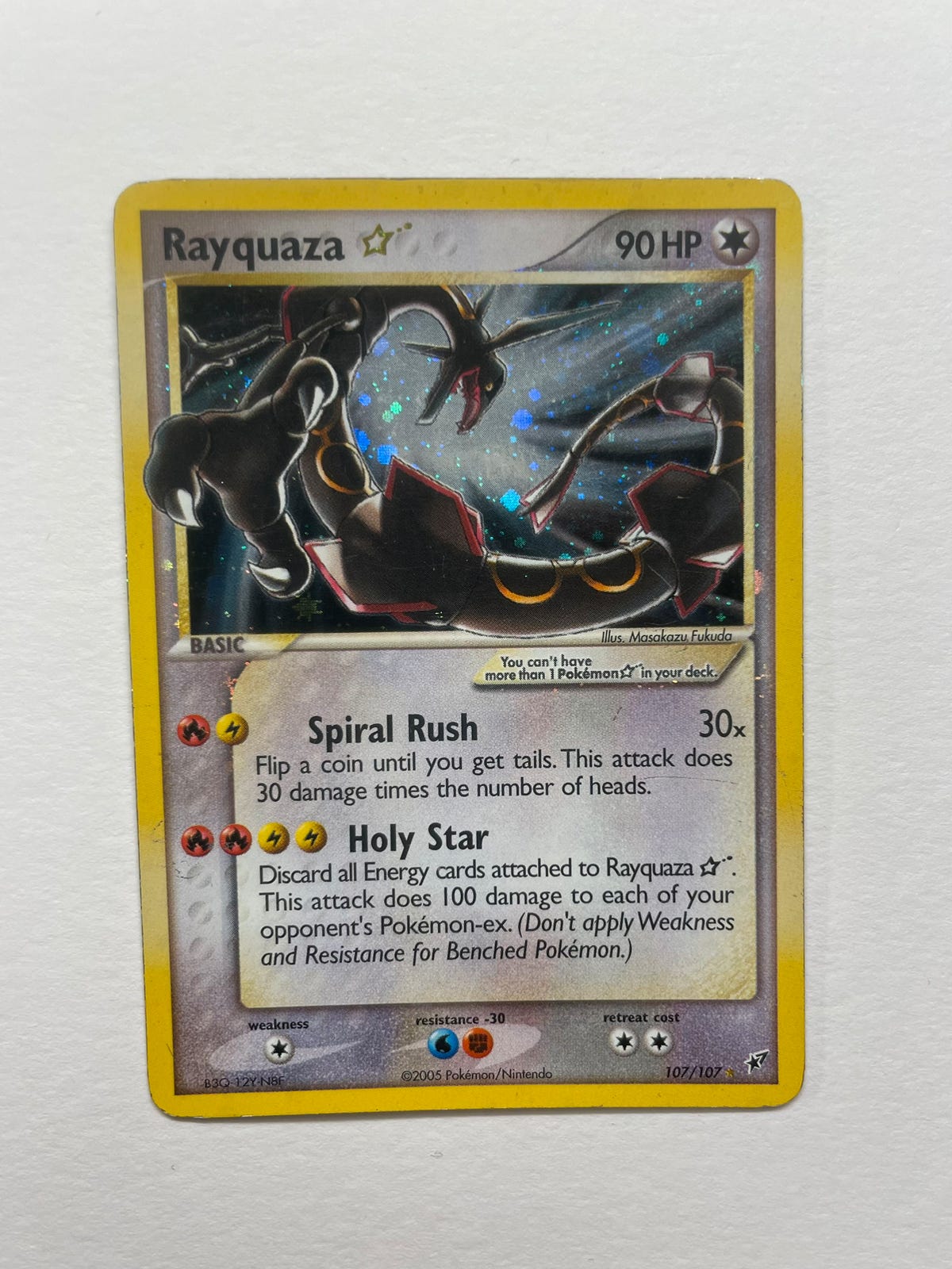 Rayquaza ☆ (Gold Star) – EX Deoxys 107/107 | Tori