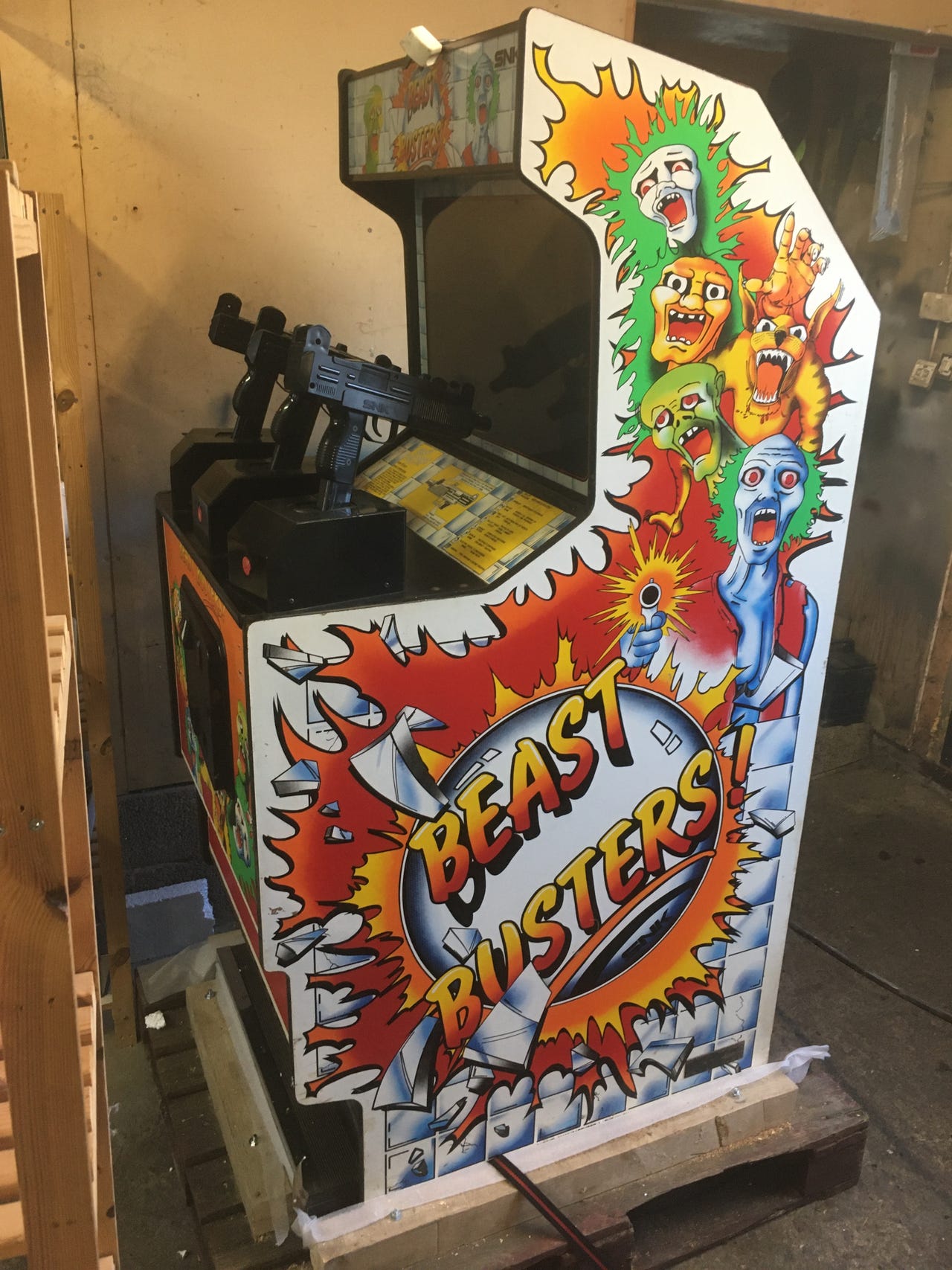 Beast Busters -kolmen pelaajan kolikkopeli (SNK) | Tori