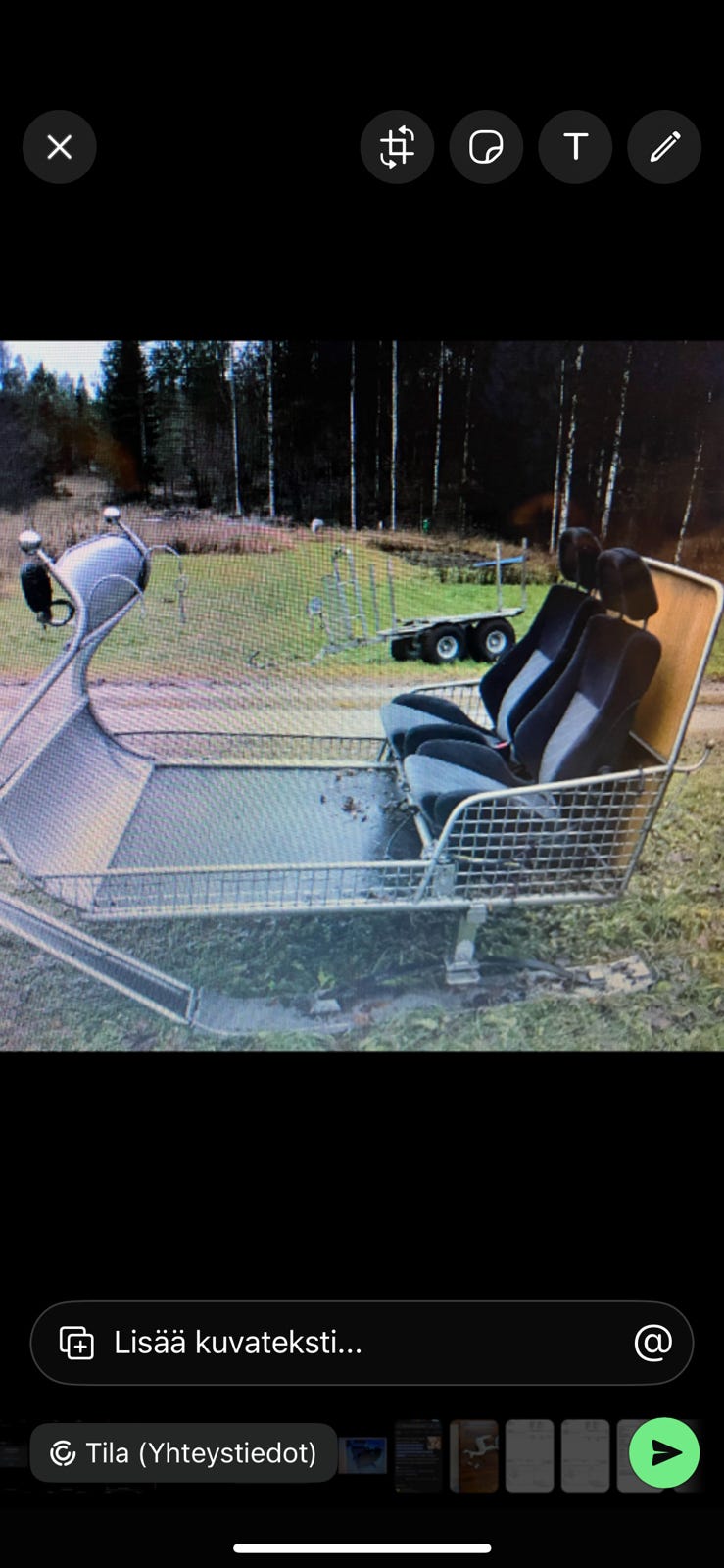 Rosteri teräksestä reki | Tori