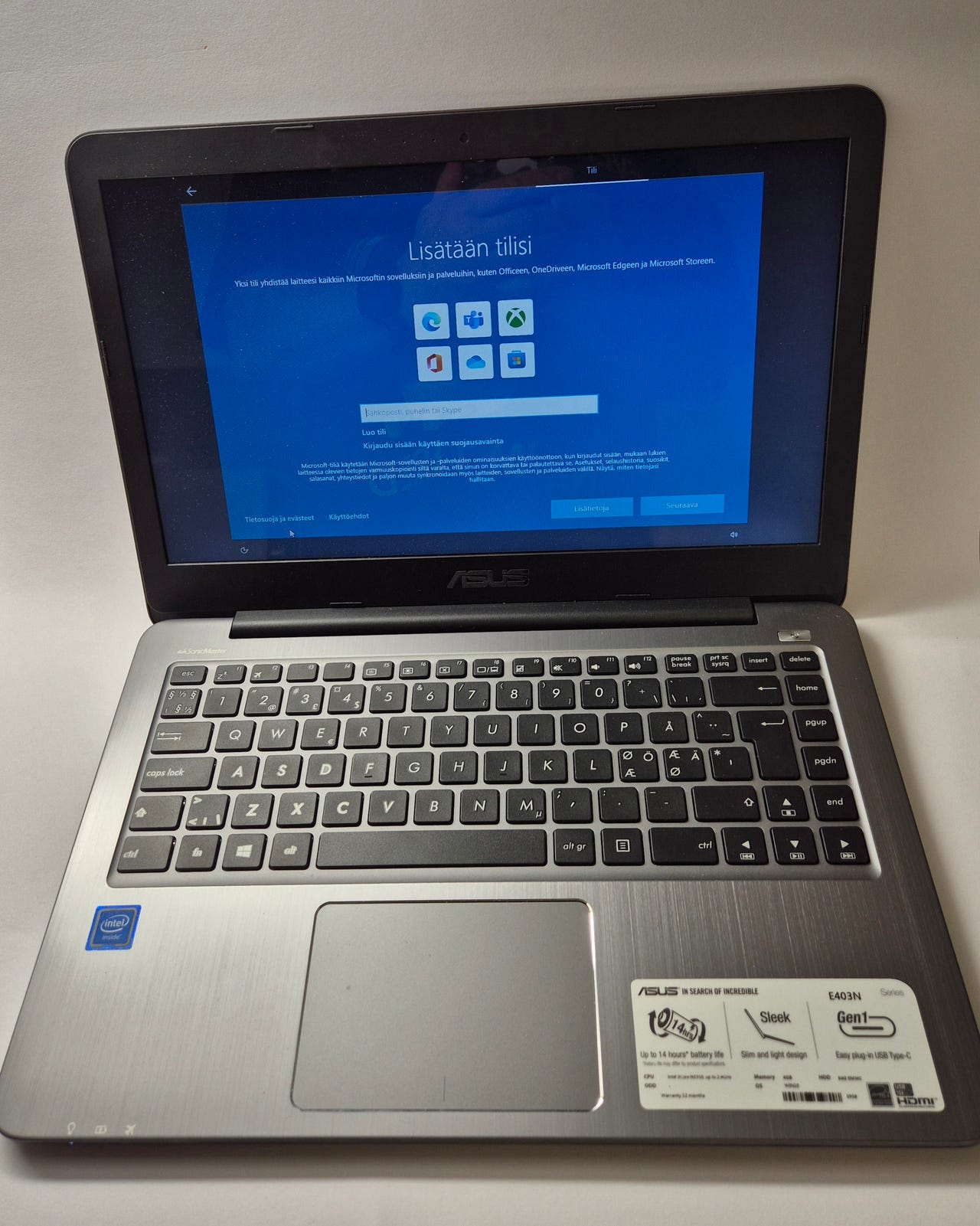 ASUS E403NA-GA025T-kannettava | Tori