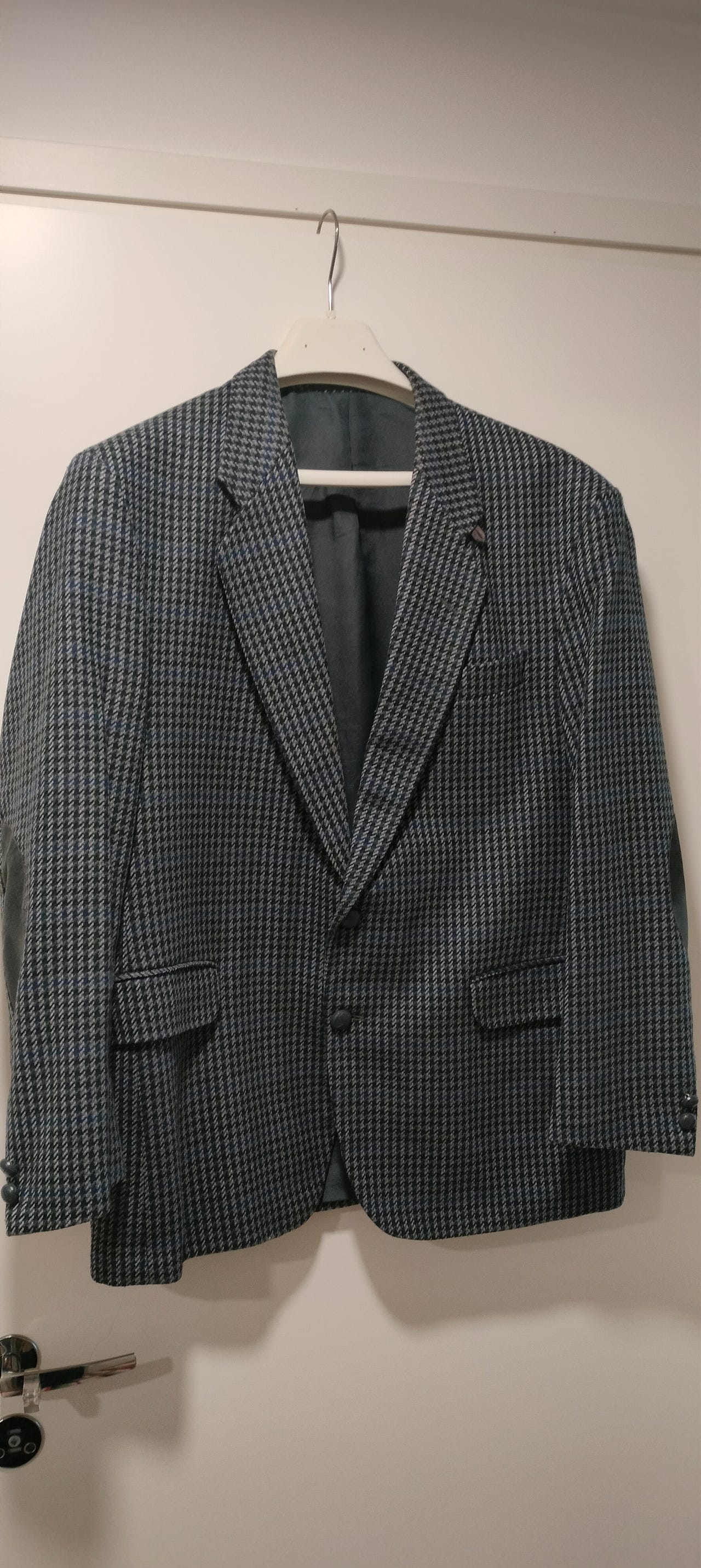 Miesten harmaa puvuntakki 80/90-luku | Tori