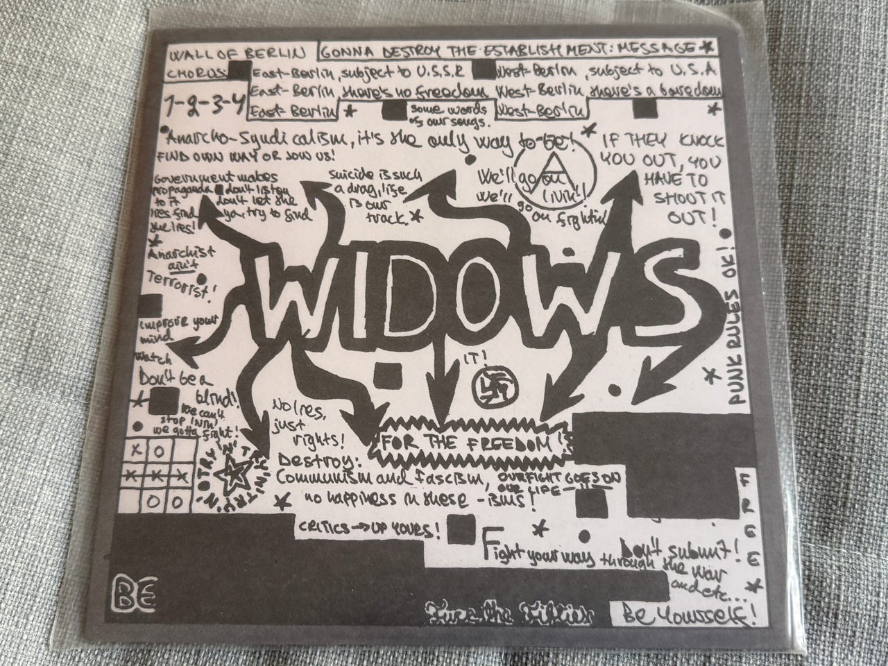Widows – Wall Of Berlin 7" EP | Tori