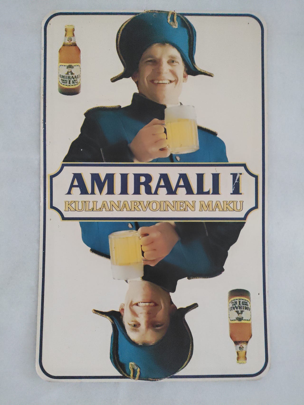 Iso Amiraali I -kyltti (34,5 x 70cm) | Tori