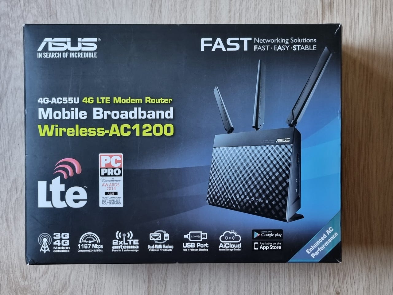Asus 4G-AC55U LTE modeemi-reititin | Tori