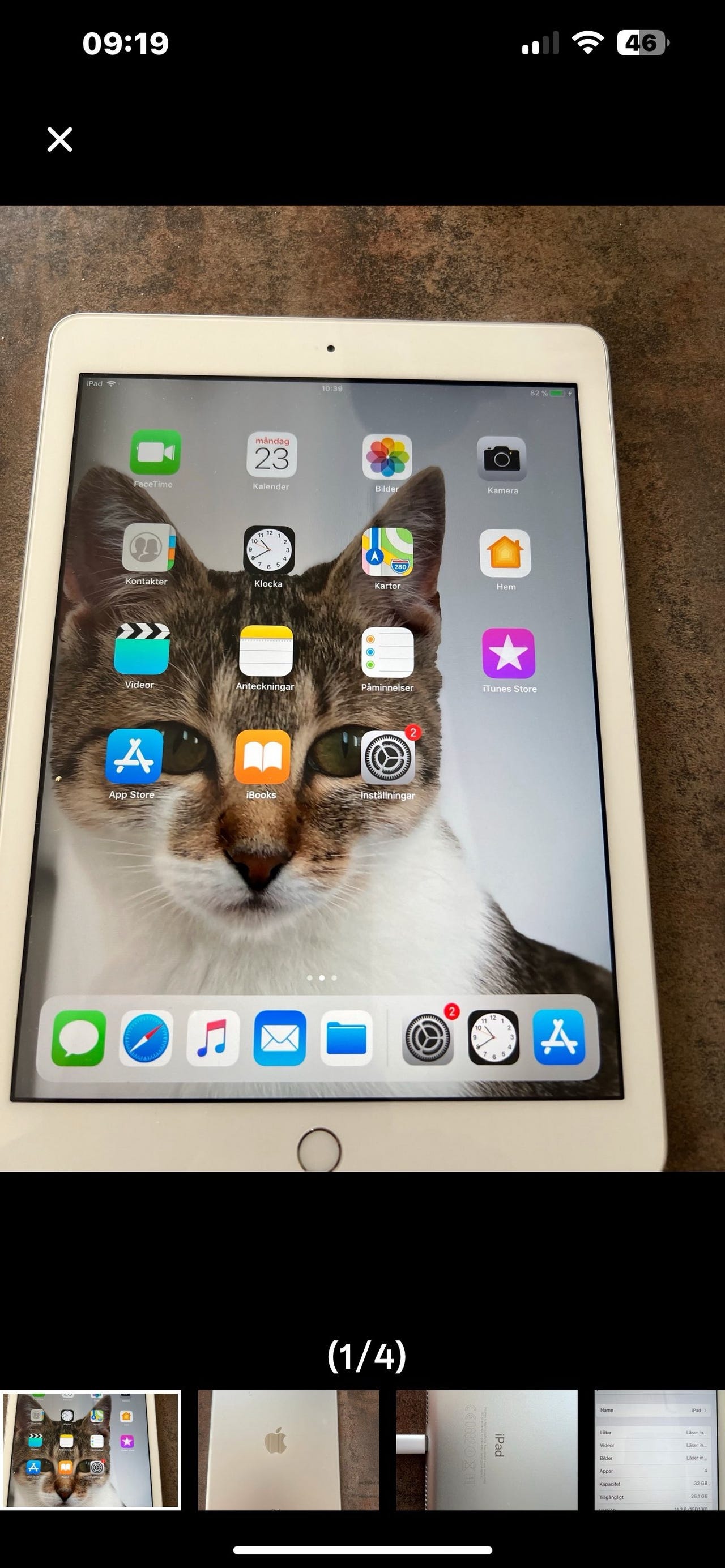 Apple iPad 32 GB hopea tabletti | Tori