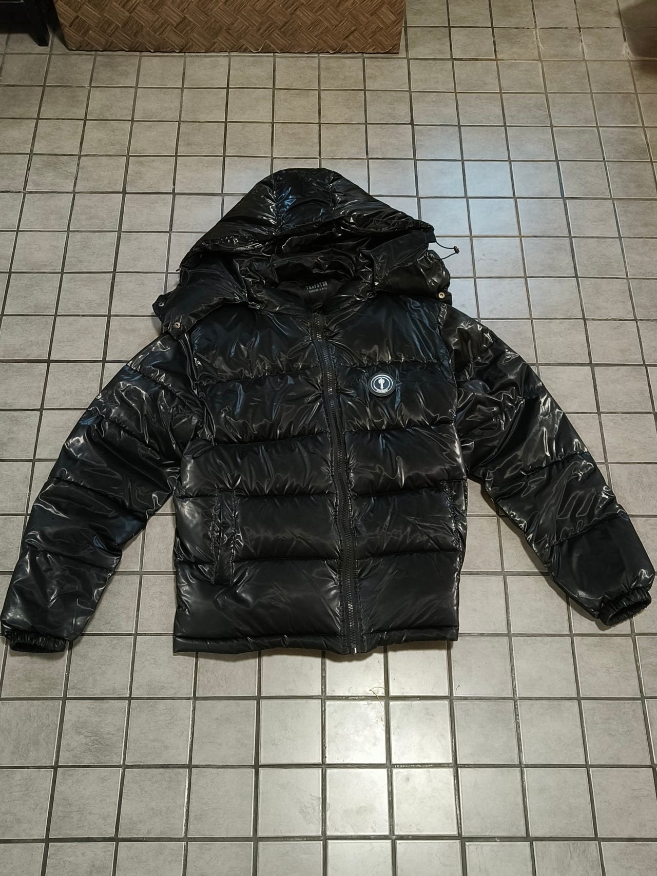 Trapstar Black Shine Puffer Jacket | Tori