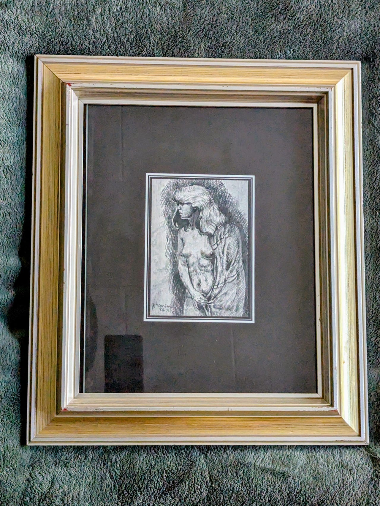 Jukka Saarinen - Signeerattu Sekatekniikka (Tussi / Lyijy, 1986) | Tori