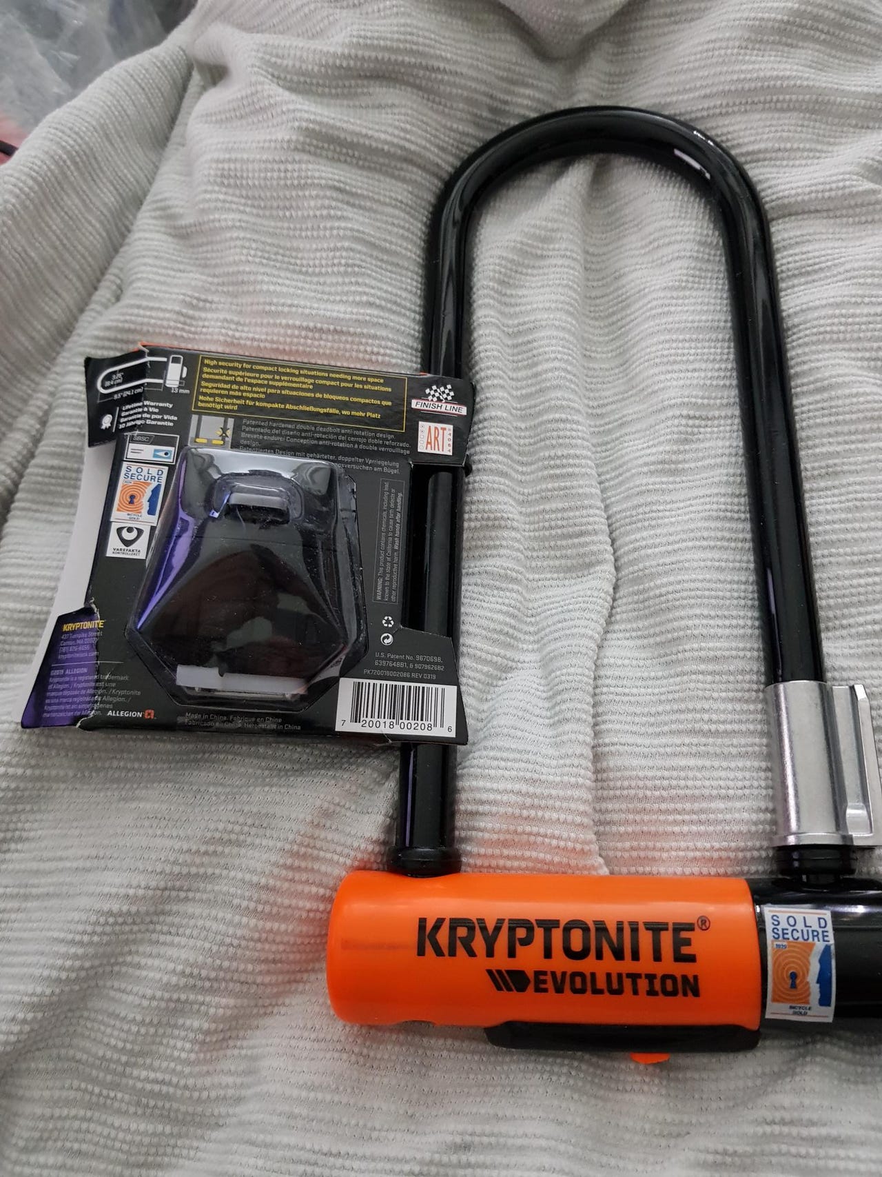 Kryptonite Evolution 9 U -lukko oranssi | Tori