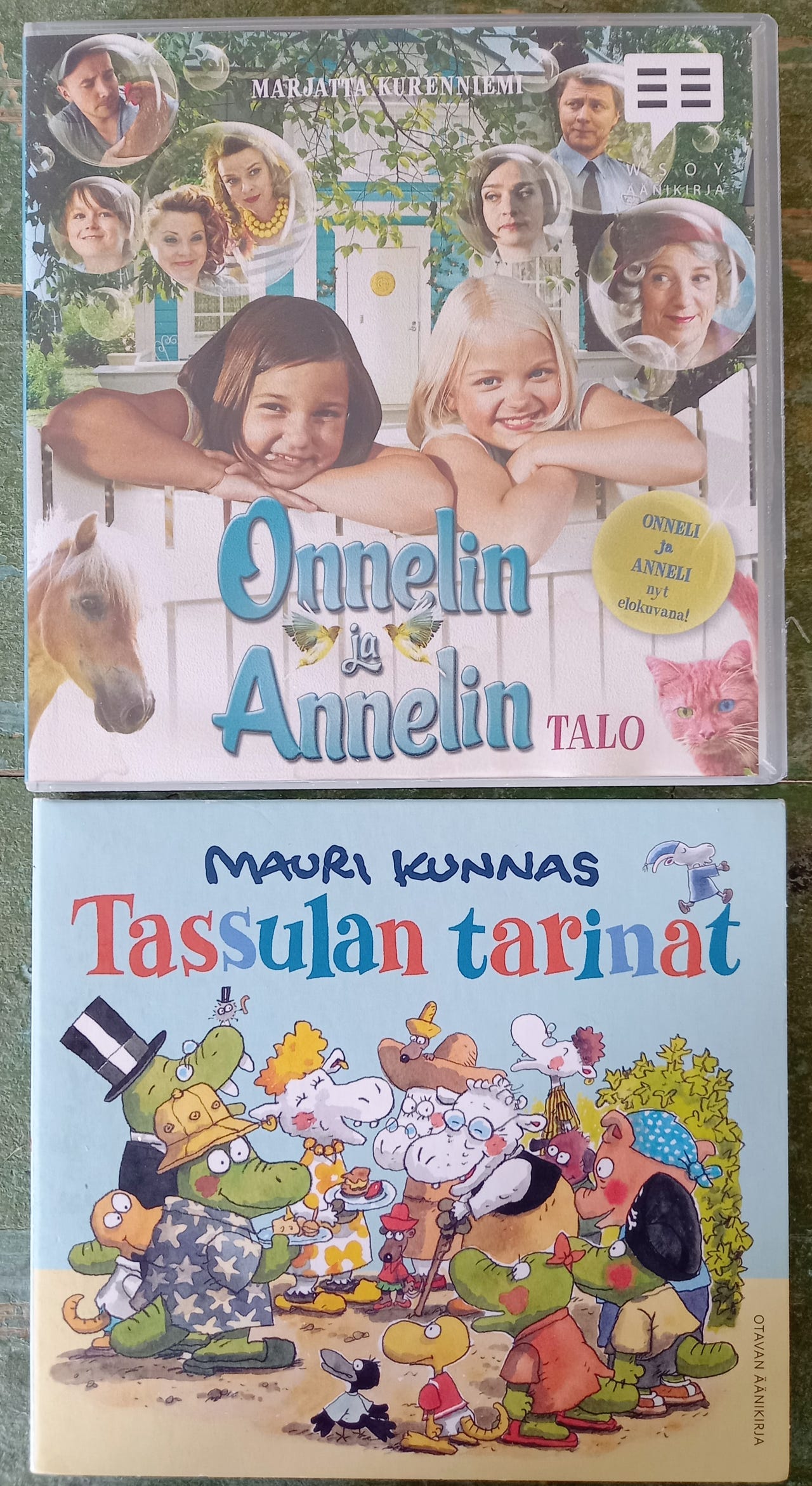 Äänikirjat Onnelin ja Annelin talo ja Mauri Kunnas Tassulan tarinat | Tori
