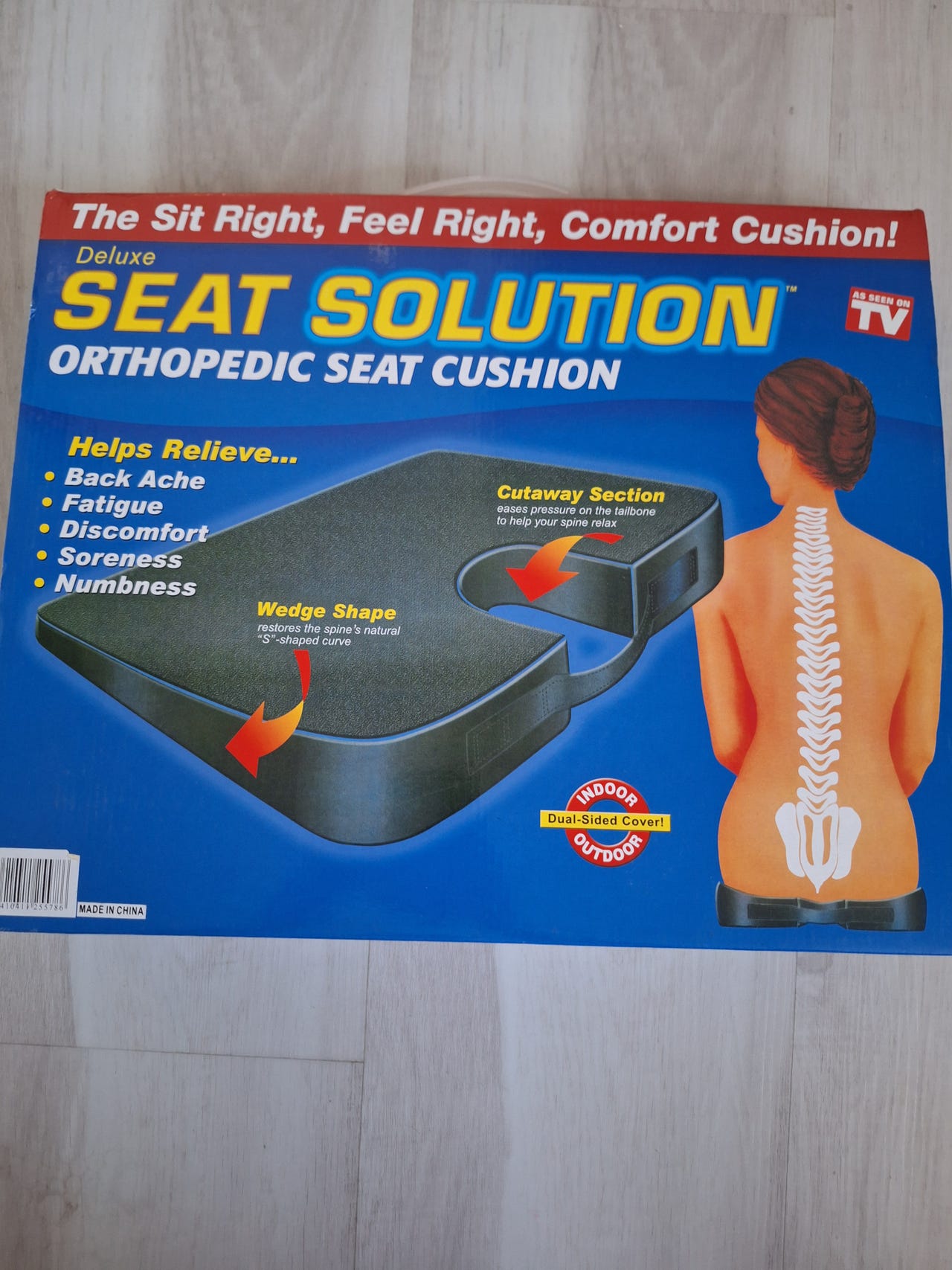 Brand new Deluxe Seat Solution Orthopedic Seat Cushion. | Tori
