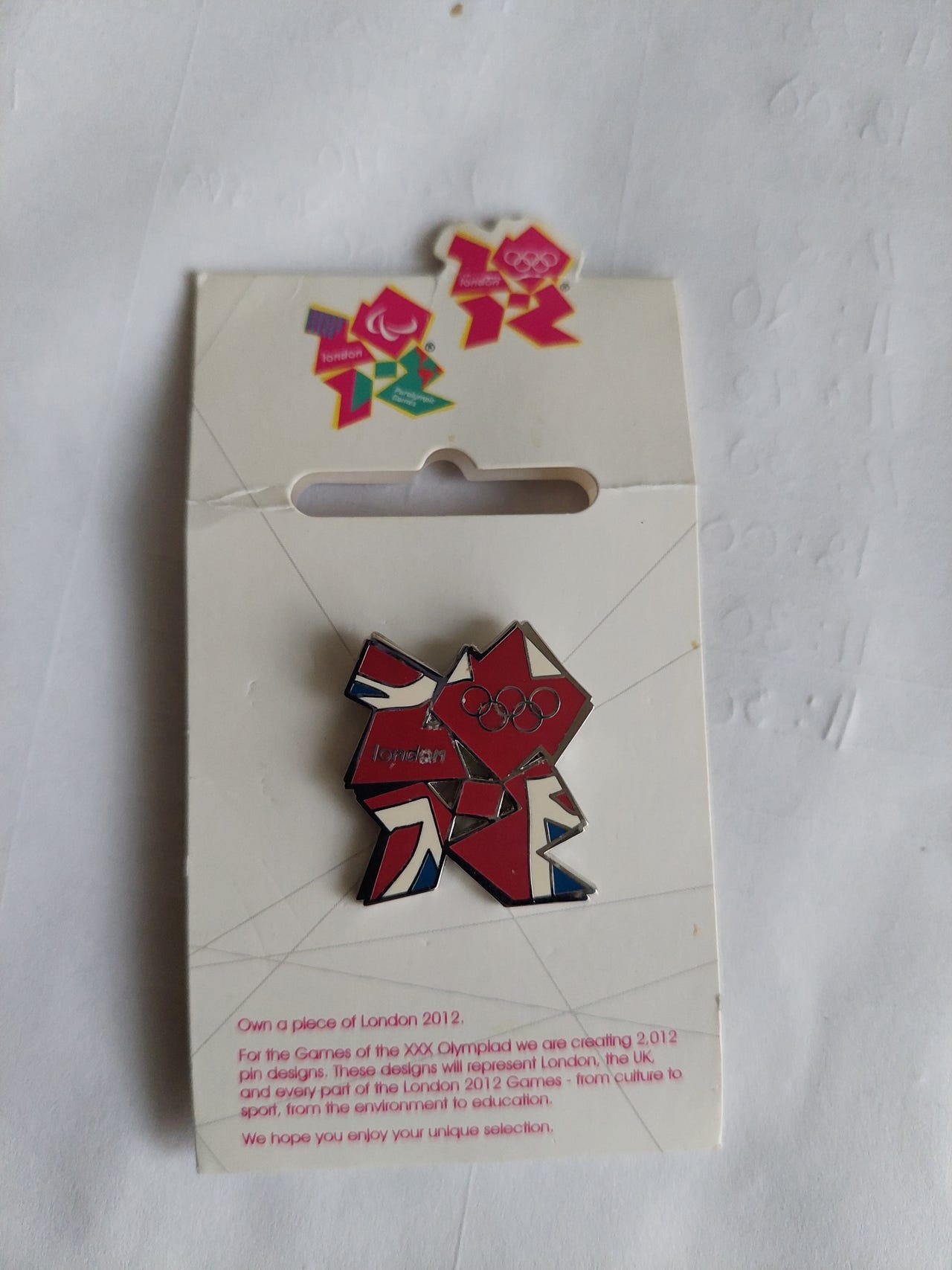 London 2012 Olympialaiset Pinssi Mascot Design | Tori