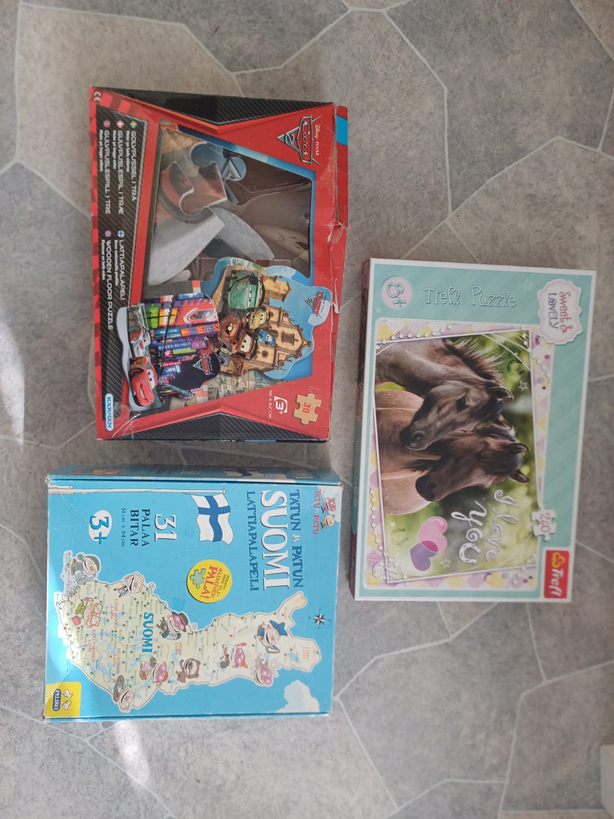 Lasten palapelit: Tatu ja Patu, Autot (Cars), hevoset | Tori