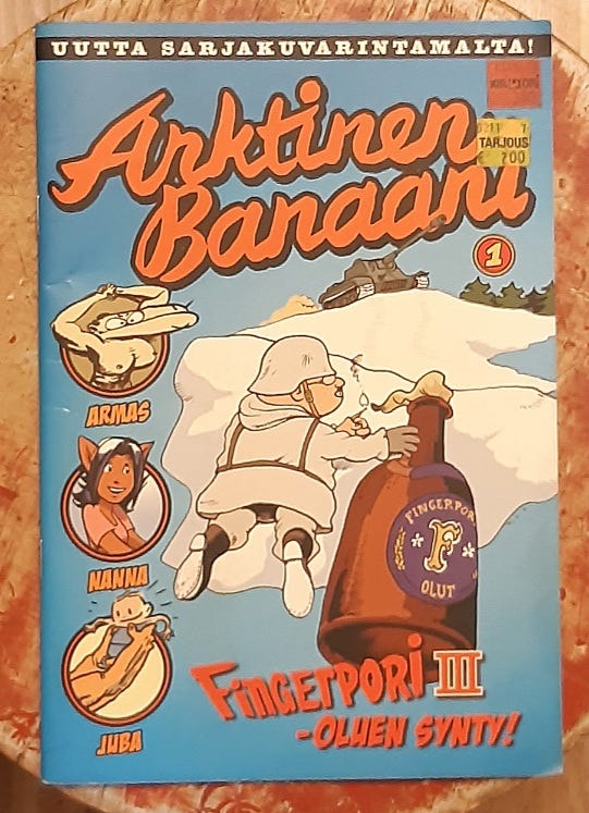 Arktinen banaani 1 -sarjakuvalehti | Tori