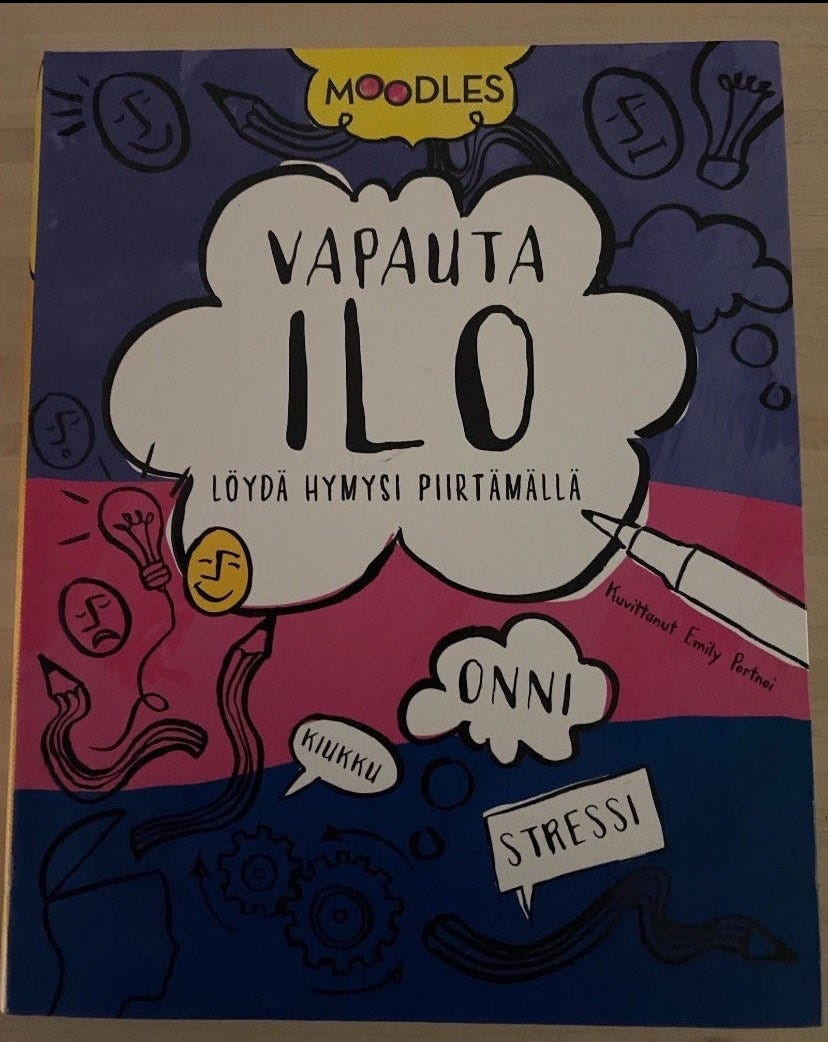 Vapauta Ilo Piirtämällä kirja, uusi kirja paljon tehtäviä | Tori