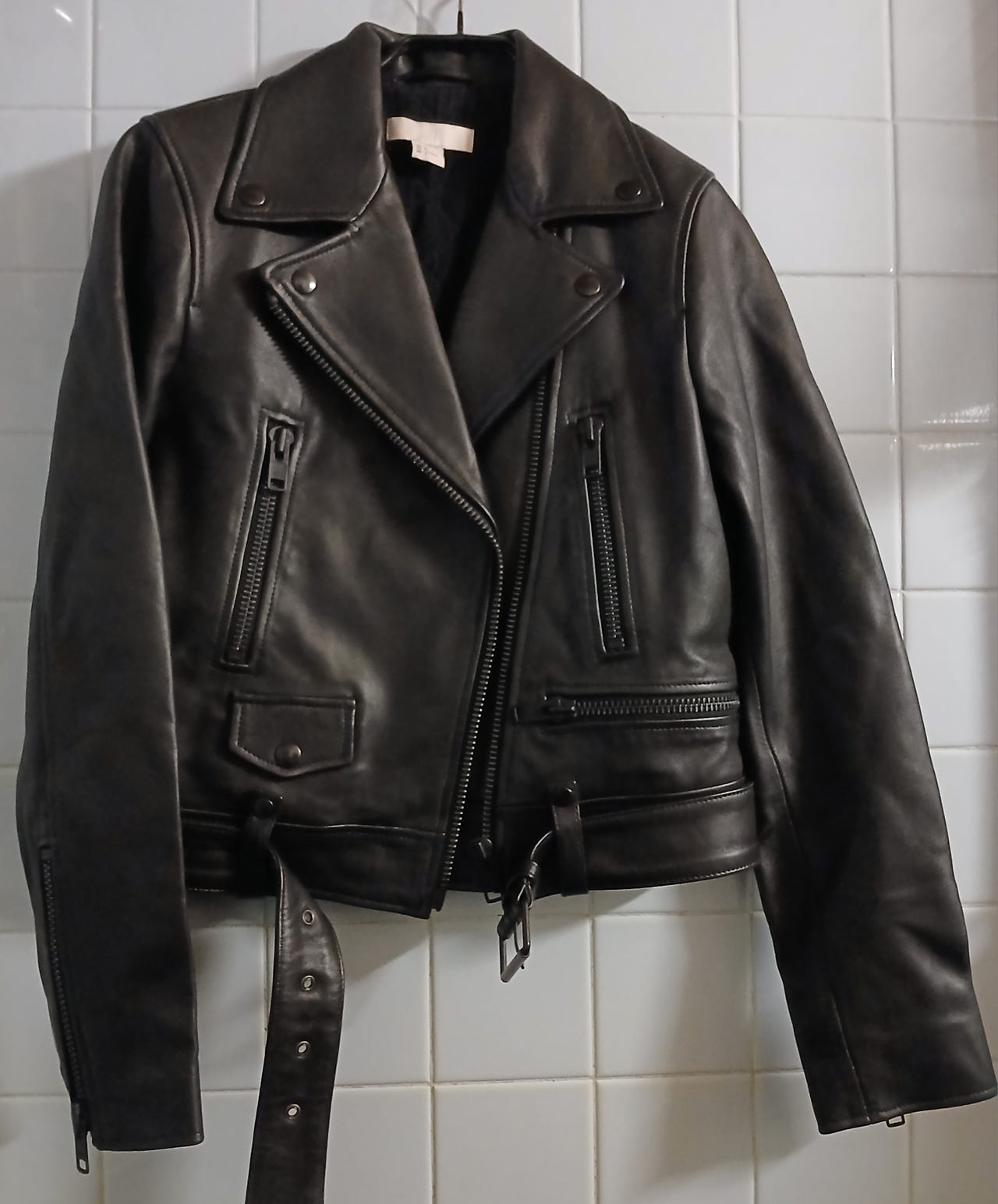 H&M biker takki aitoa nahkaa (36) | Tori