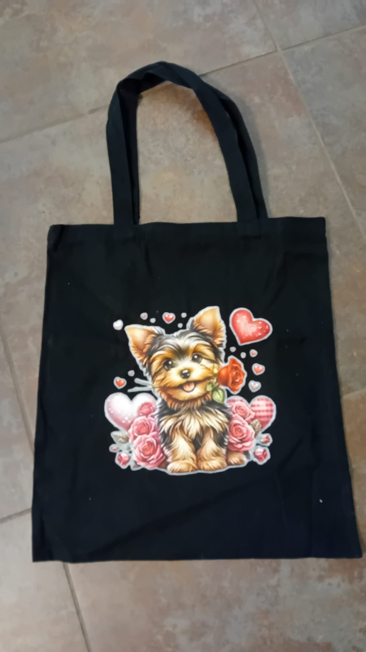 Kangaskassi Musta Koira-kuvio | Tori