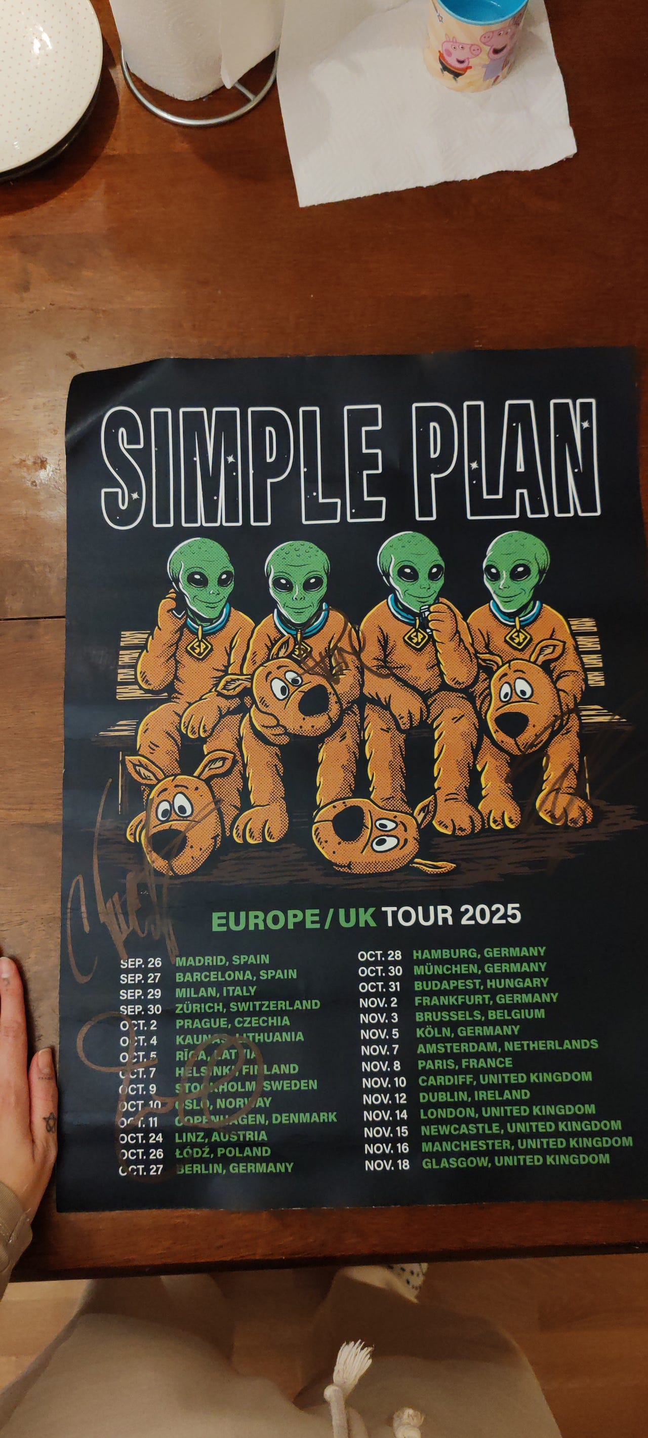 A2 Simple Plan poster | Tori
