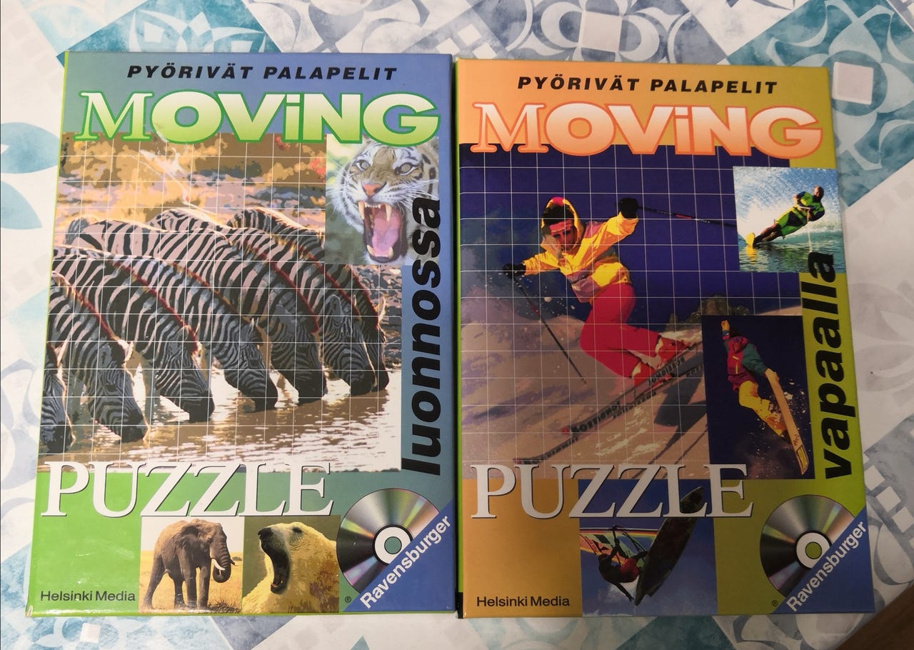 Pyörivät palapelit CD-ROM palapelit 2 kpl | Tori