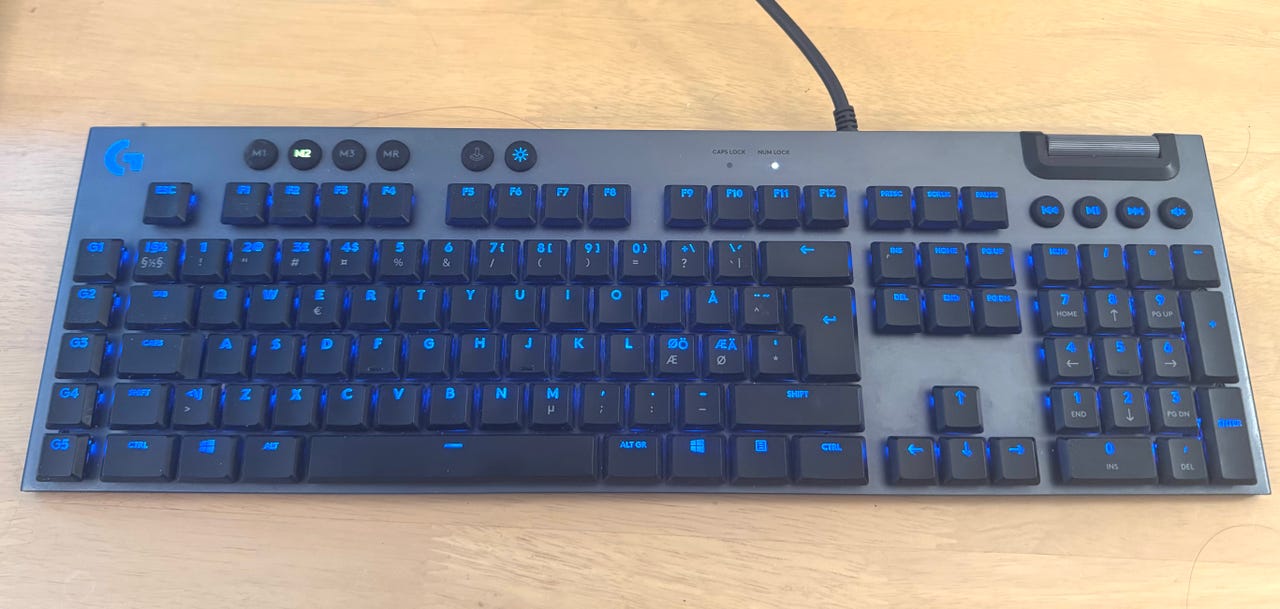 Logitech G815 pelinäppäimistö, GL Tactile kytkimet | Tori