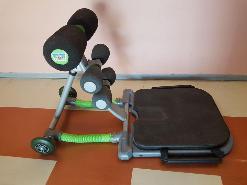 Ab Total Core Deluxe Fitness machine | Tori