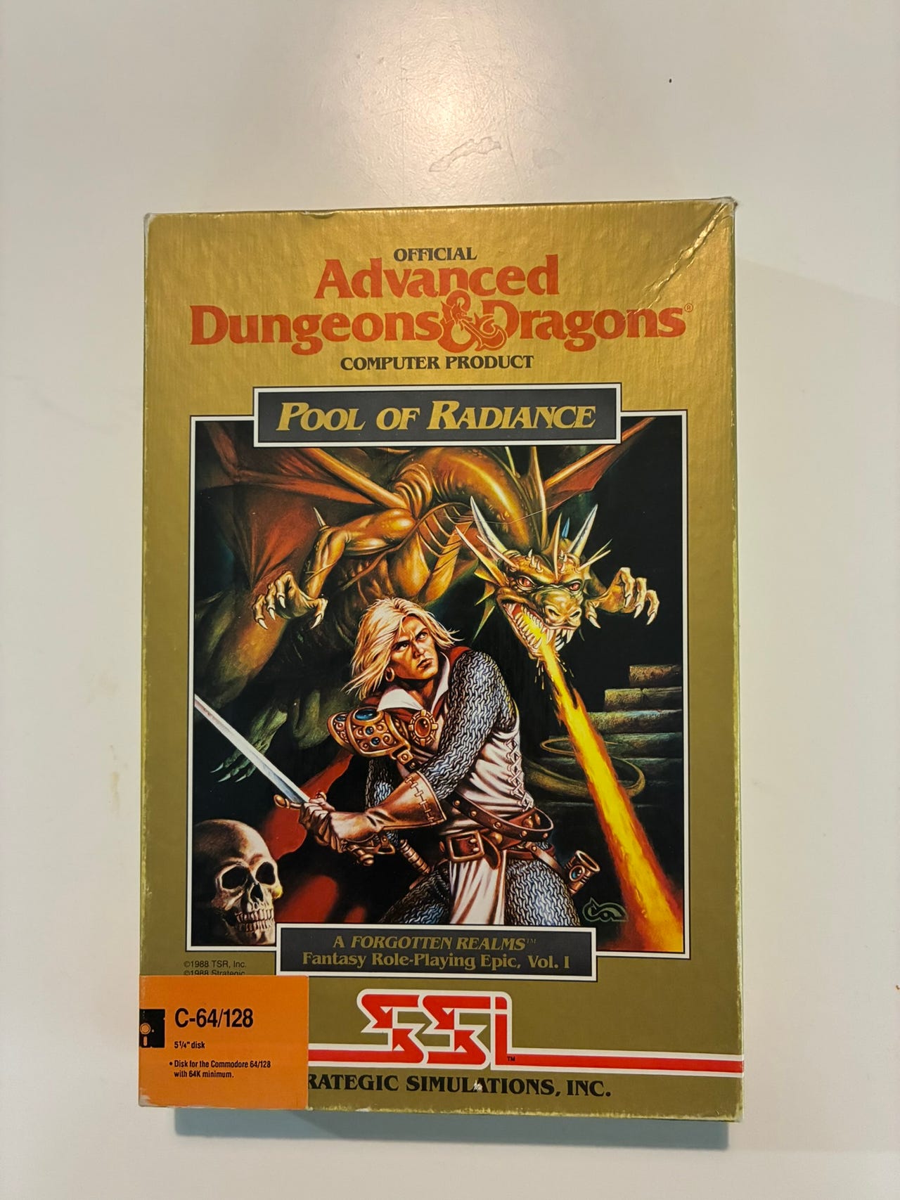 Pool of Radiance – AD&D (Commodore 64/128) | Tori