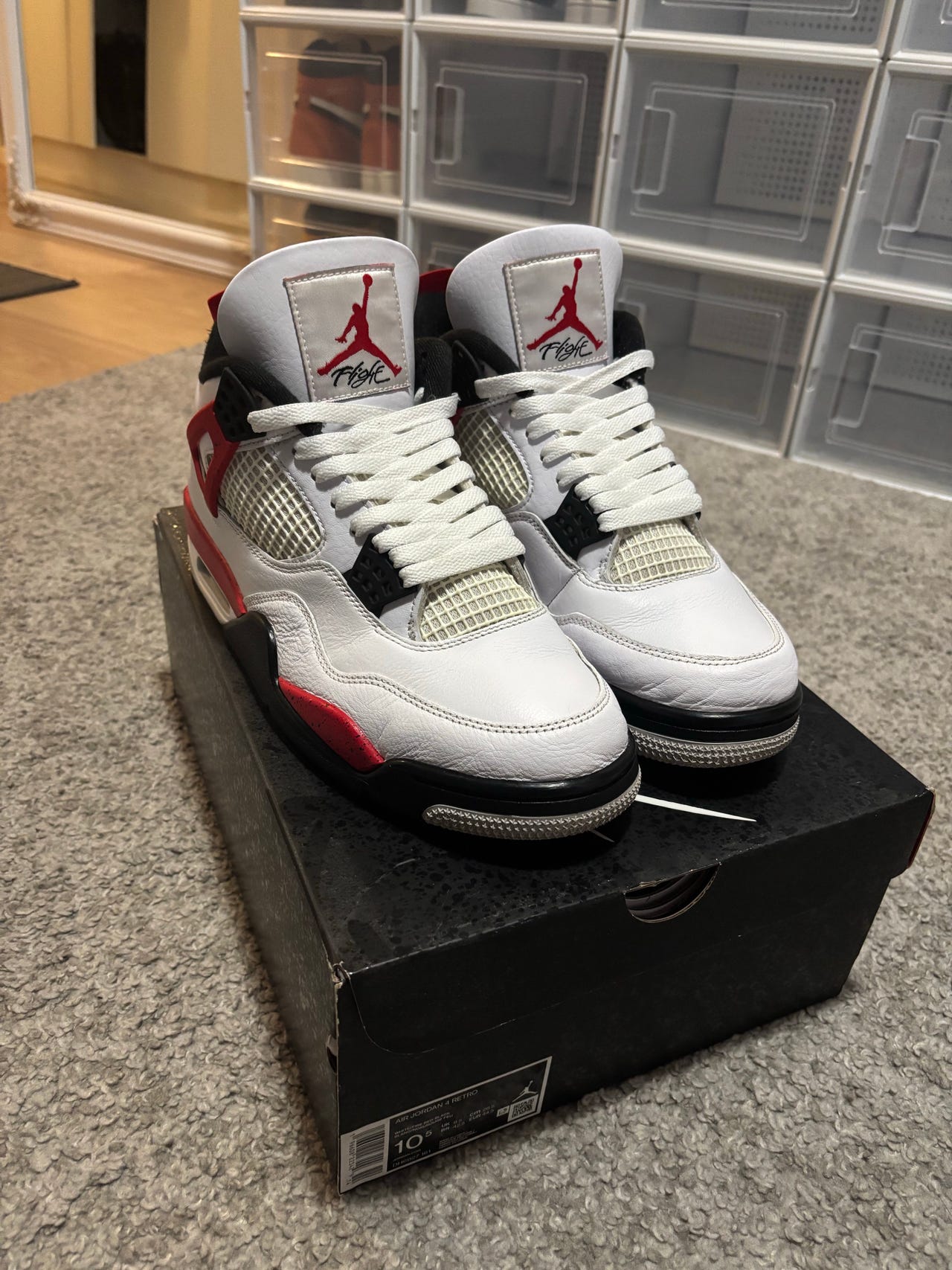 Air jordan 4 red cement koko 44,5 | Tori
