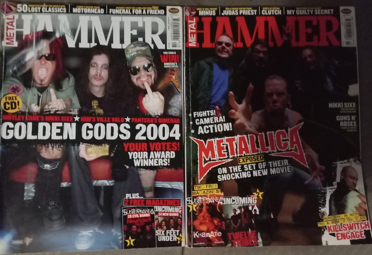 Metal Hammer lehtiä 6kpl + 1 Terrorizer | Tori