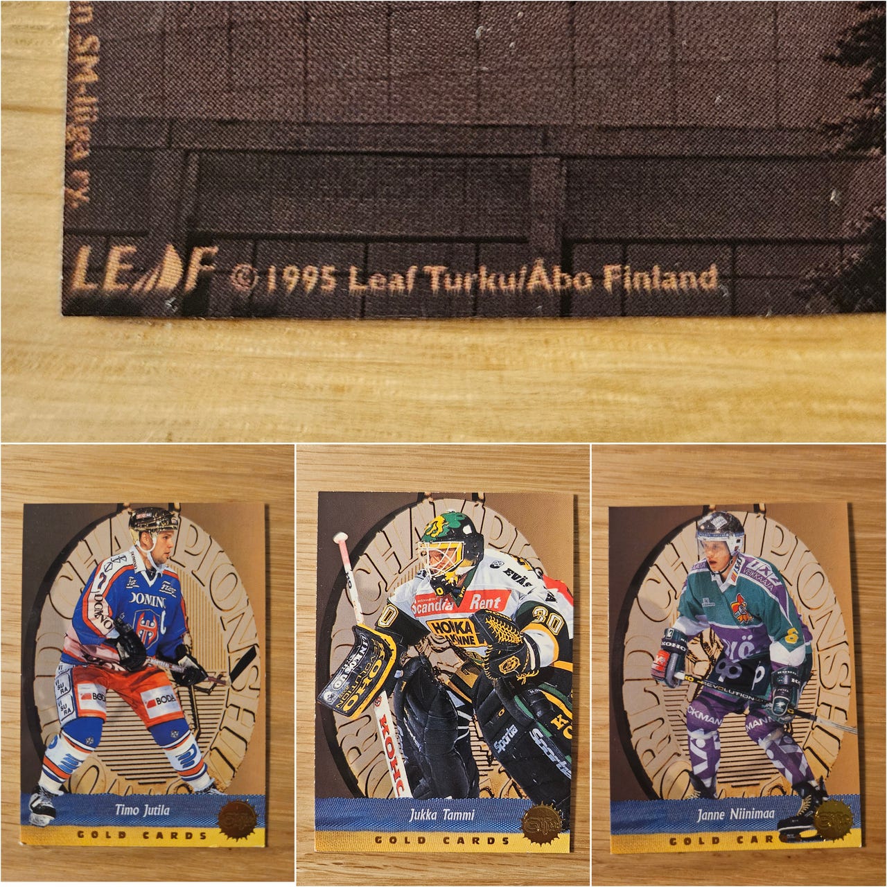 1995 Sisu Gold Cards jääkiekko kortti keräily | Tori