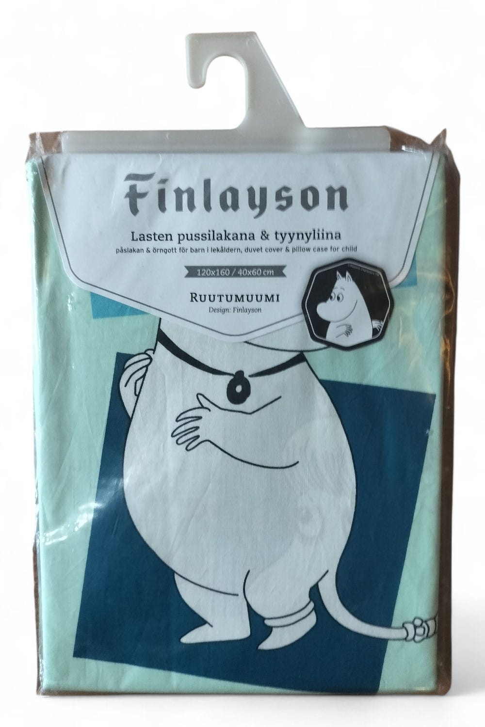 Finlayson Ruutumuumi lasten pussilakana- ja tyynyliinasetti – Uusi ...