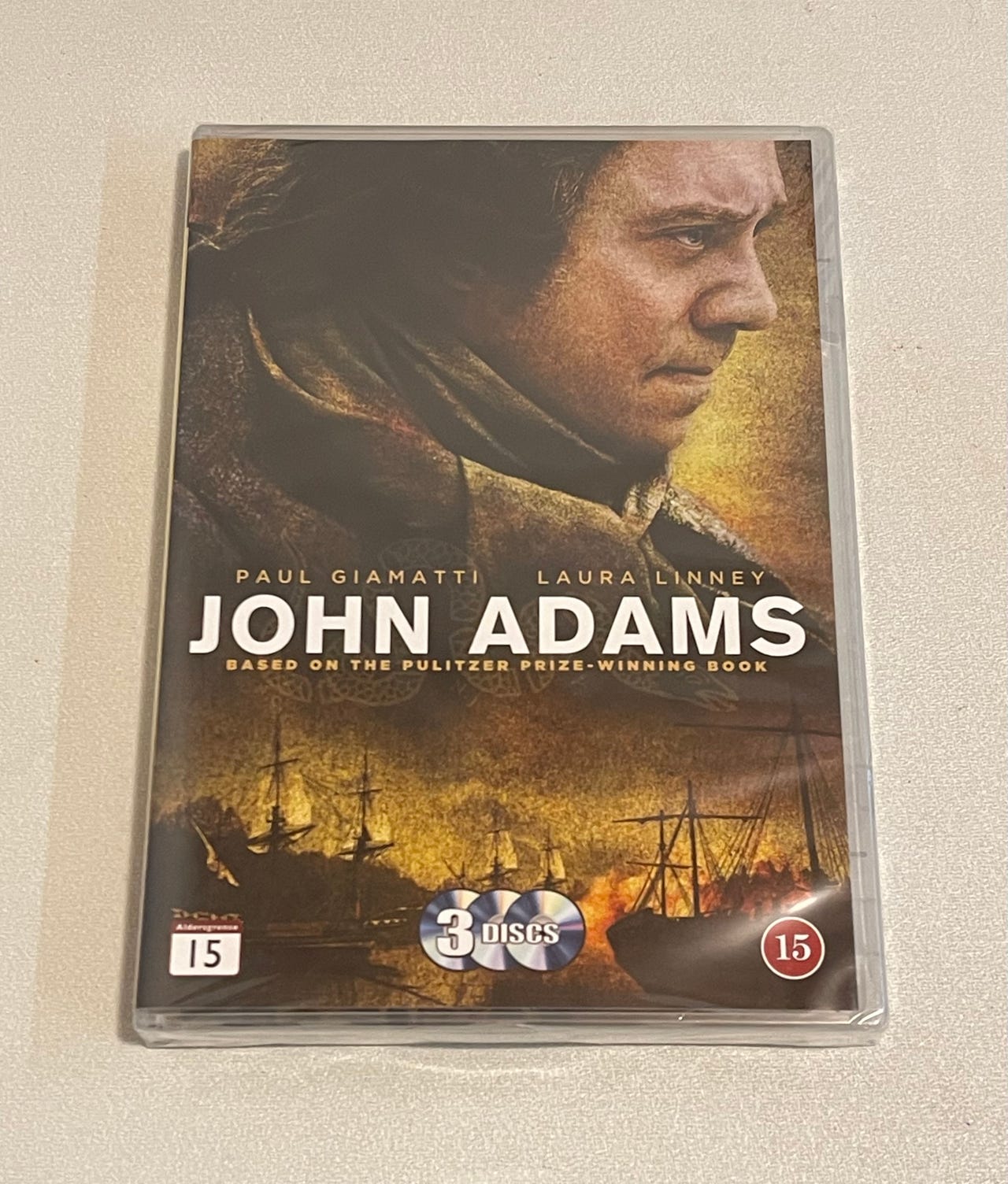John Adams (HBO:n historiallinen suursarja) 3 x DVD | Tori