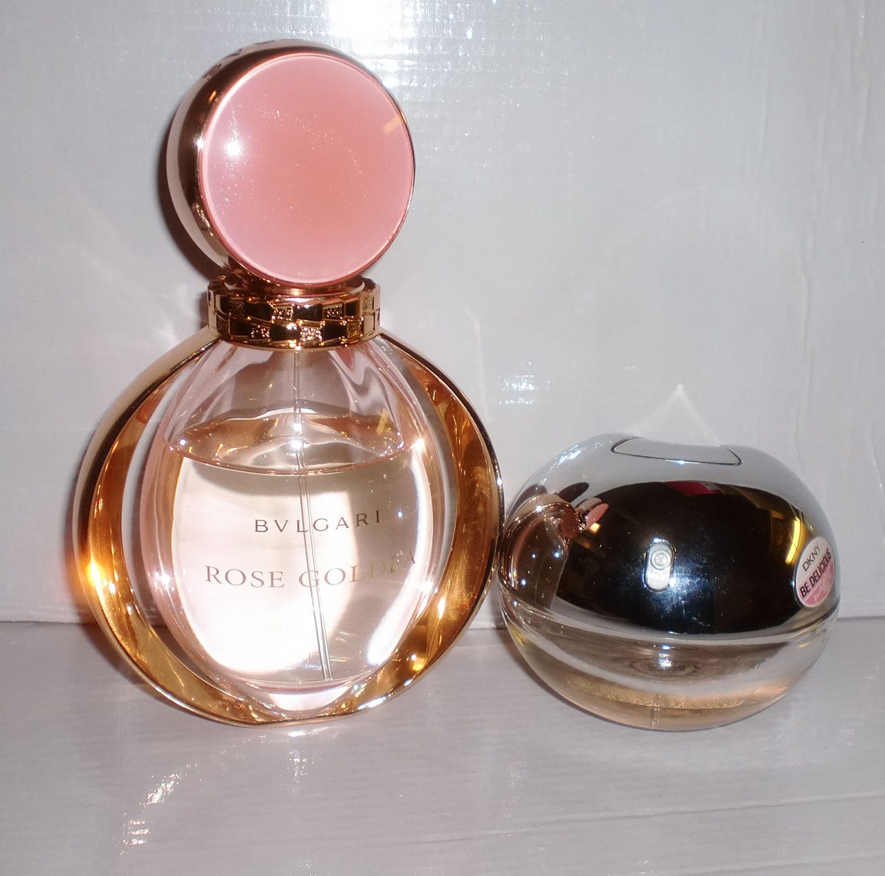 Bvlgari Rose Goldea 90 ml edp ja DKNY Be Delicious 50 ml edp | Tori