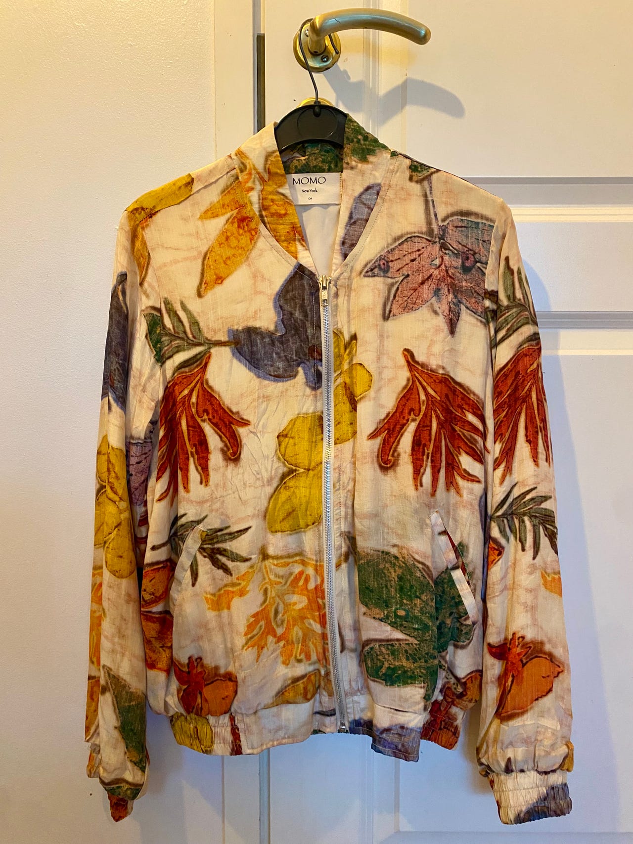 Momo New York Silk Bomber Jacket | Tori